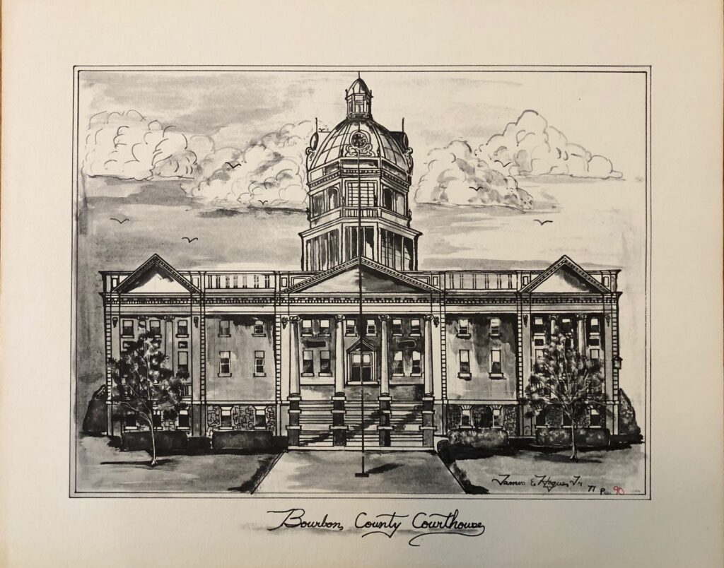Limited Edition Bourbon County Courthouse print – Hopewell Museum